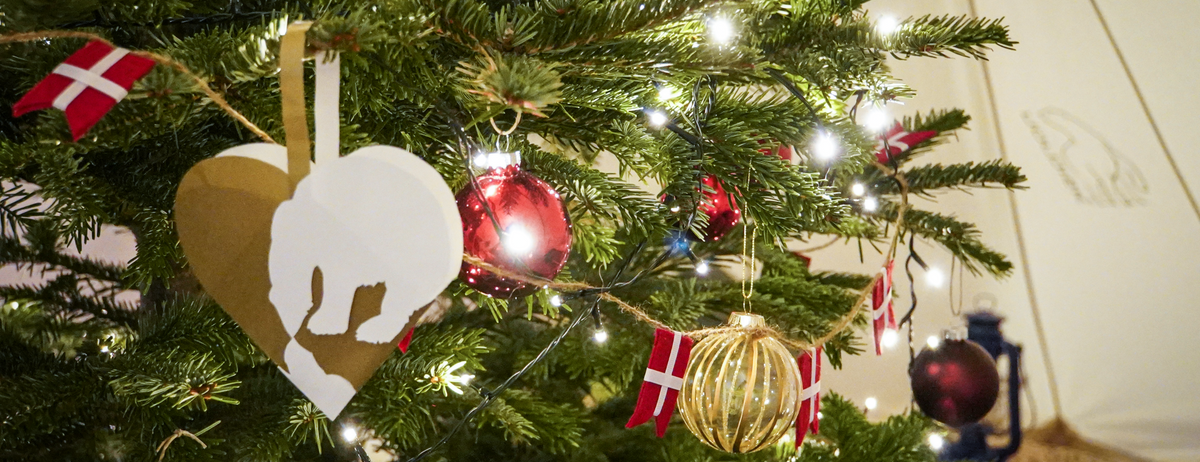 Nordisk Polar Bear julehjerte